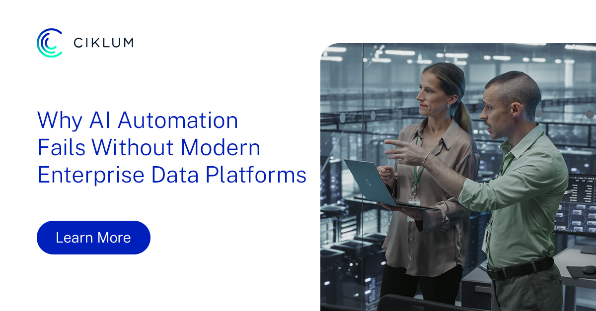 Why Does AI Automation Fail Without Enterprise Data Platforms